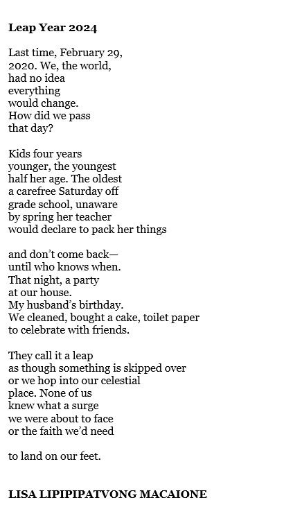 Leap Year 2024 - Lisa Macaione